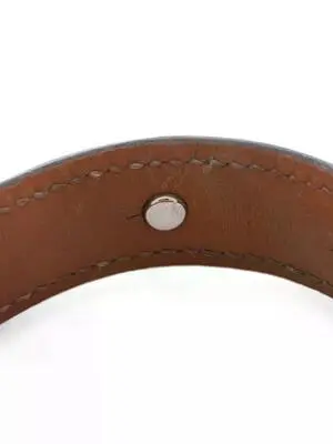 Hermès 2000 Agata Leather Bangle