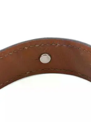 Hermès Agata Leather Bangle