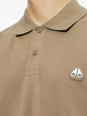 Moose Knuckles Logo-plaque Piqué Polo Shirt