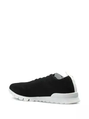 Kiton Mesh-knit Lace-up Sneakers