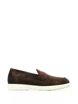 Kiton Suede Loafers - Brown