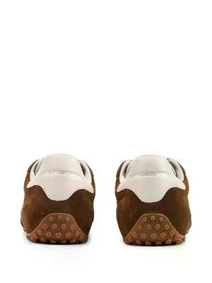 Karl Lagerfeld Suede-panelled Logo-detail Sneakers