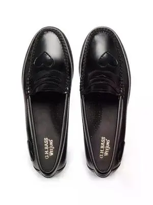 G.H.BASS Weejuns Heart-patch Penny Loafers