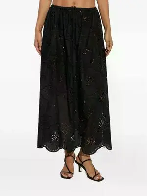 Matteau Broderie Anglaise Midi Skirt