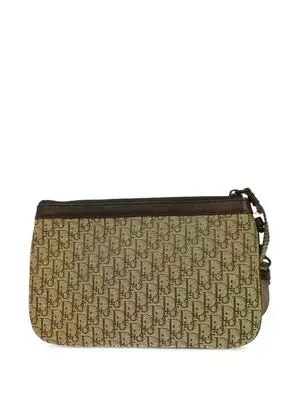 Dior Trotter Buckle Clutch Bag - Neutrals