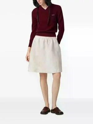 Miu Miu V-neck Wool Cardigan