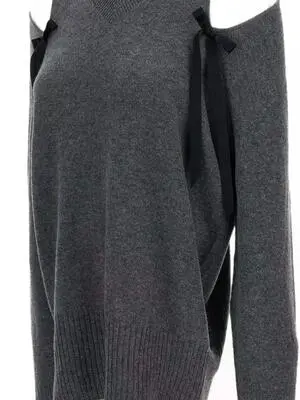 Simone Rocha Cut-out Bow-embellished Sweater