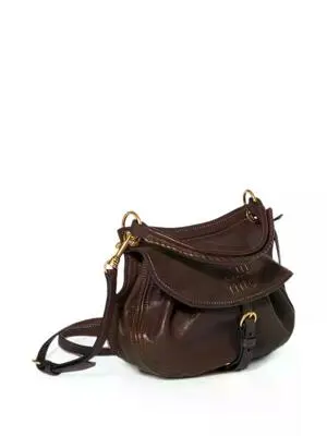 Miu Miu Rendez-vous Nappa Leather Bag - Brown