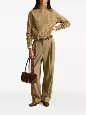 Polo Ralph Lauren Cable-knit High-neck Sweater