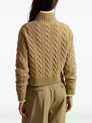 Polo Ralph Lauren Cable-knit High-neck Sweater