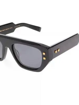 Balmain B-army Ii Geometric-frame Sunglasses