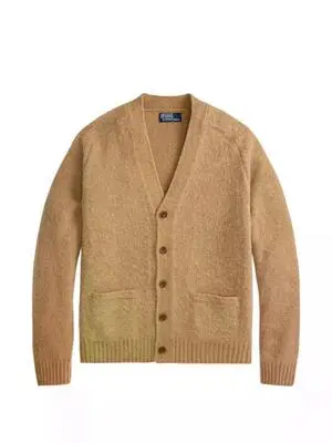 Polo Ralph Lauren Elbow-patch V-neck Cardigan - Neutrals