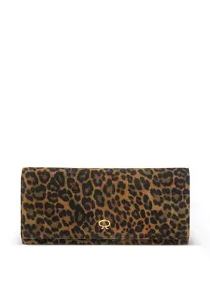 GIANVITO ROSSI Monica Leopard-print Clutch Bag