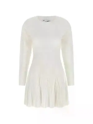 Elisabetta Franchi Knit Dress With Ruffles