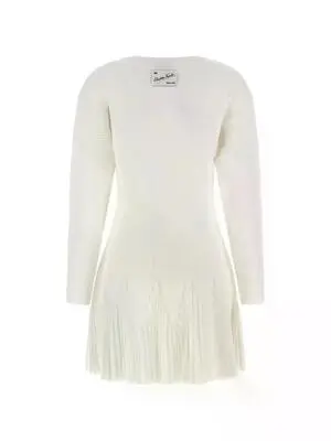 Elisabetta Franchi Knit Dress With Ruffles