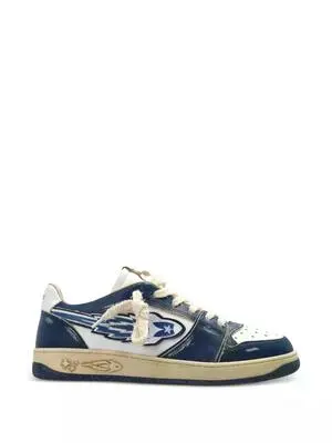 ENTERPRISE JAPAN Egg Rocket Leather Sneakers - Blue