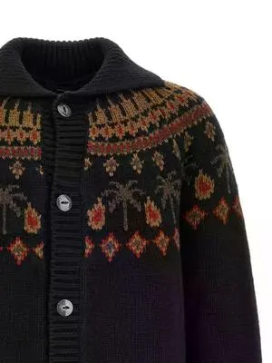 Alanui Fair Isle Jacquard-knit Cardigan