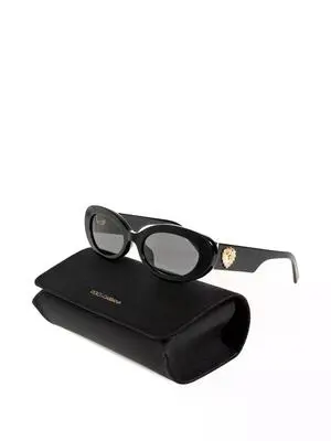 Dolce & Gabbana Devotion Oval-frame Sunglasses