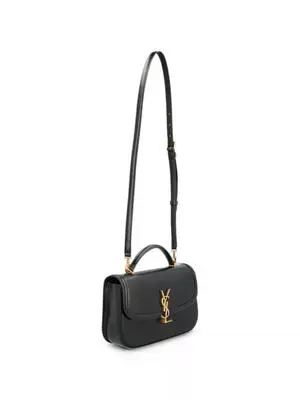 Saint Laurent Solferino Small Top-handle Bag In Box Leather