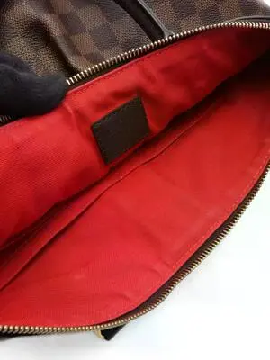 LOUIS VUITTON Mm Damier Ebene Siena Handbag - Brown