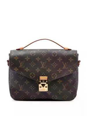 LOUIS VUITTON 2018 Monogram Pochette Metis Satchel