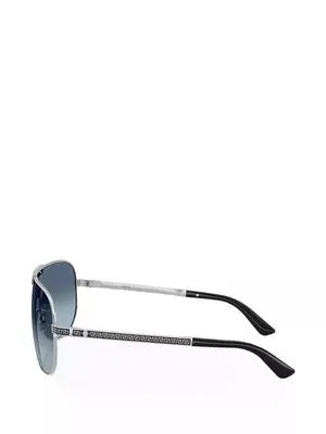 Versace Greca Flow Mask Pilot Sunglasses
