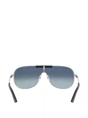 Versace Greca Flow Mask Pilot Sunglasses
