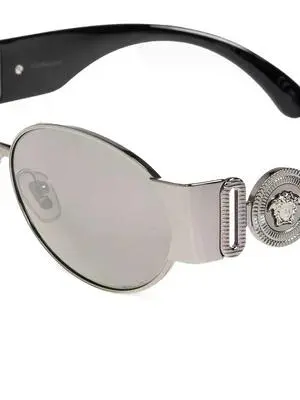 Versace Medusa Biggie Oval-frame Sunglasses