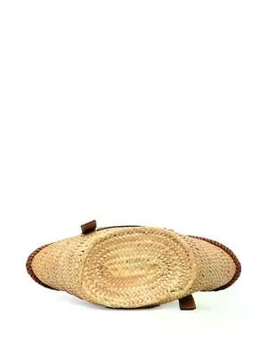Loewe Raffia Anagram Basket Tote Bag