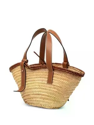 Loewe Raffia Anagram Basket Tote Bag