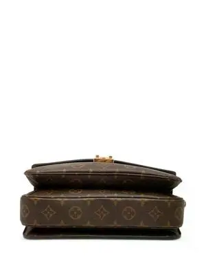 LOUIS VUITTON Monogram Pochette Metis Satchel - Brown