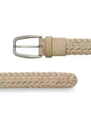 Zegna Light-taupe Nubuck Belt