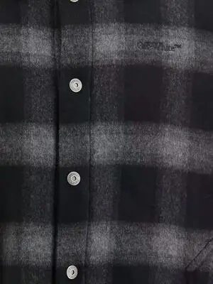 Off-White Checked Padded Jacket