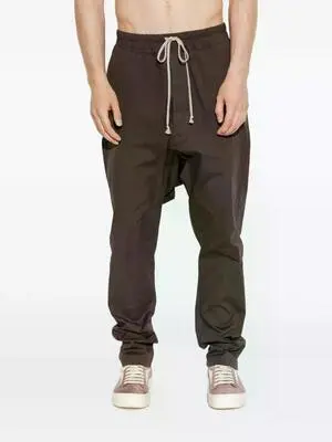 Rick Owens Drawstring Dropped-crotch Trousers