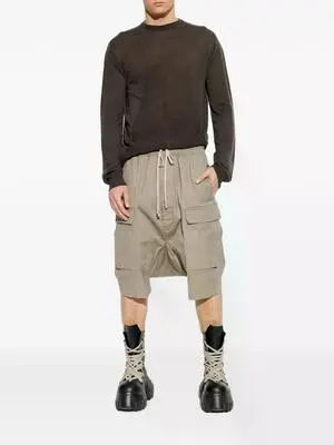 Rick Owens Cargo Drop-crotch Shorts