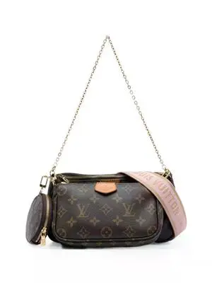 LOUIS VUITTON 2021 Monogram Multi Pochette Accessoires Satchel - Brown