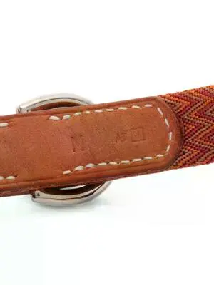 Hermès 2006 Zigzag Buckle-fastening Dog Collar