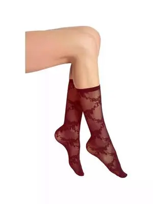 Wolford Floral-lace Socks