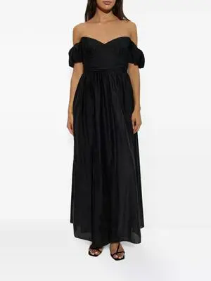 Matteau Off-shoulder Puffed-sleeve Maxi Dress