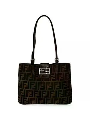 Fendi 2000-2015 Zucca Canvas Tote Bag - Brown