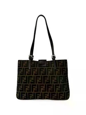 Fendi 2000-2015 Zucca Canvas Tote Bag