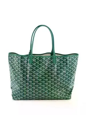 Goyard Saint Louis Coated Canvas Pm Tote Bag - Green