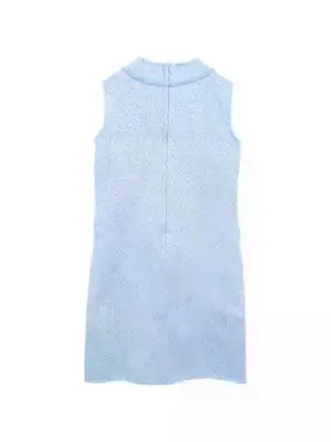 Dolce & Gabbana Dg-logo Tweed Mini Dress
