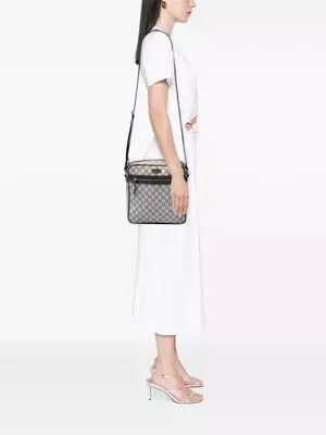 Gucci 2016-2026 Gg Supreme Crossbody Bag - Neutrals