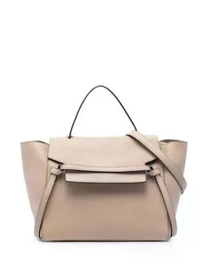 Celine 2015 Mini Leather Belt Satchel - Neutrals