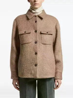 Peserico Button-up Chest-pocket Jacket - Neutrals