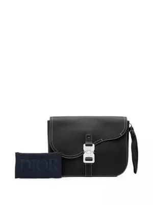 Dior 2024 Medium Grained Calfskin Saddle Clutch Bag