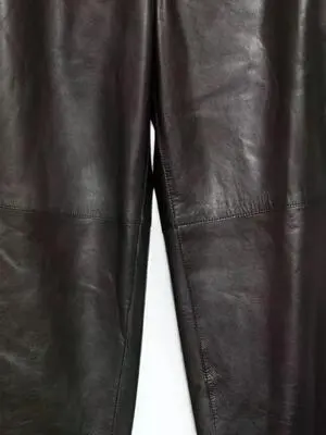 P.a.r.o.s.h Leather Wide-leg Trousers