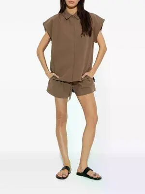 Matteau Drawstring-waist Relaxed Cotton Shorts
