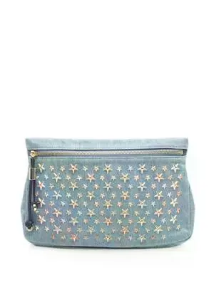 JIMMY CHOO 2000s Zena Star-stud Clutch Bag